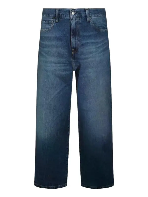 Carhartt Work In Progress Logo-patch Jeans - Blue