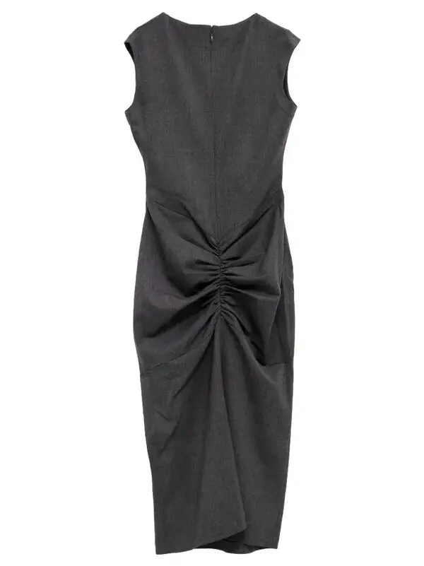 Jacquemus The Alba Midi Dress - Grey