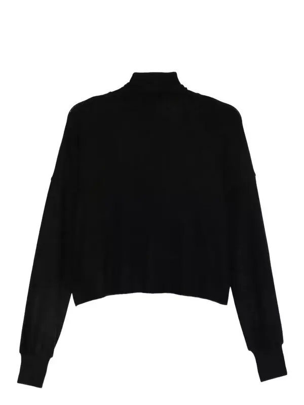 THOM KROM Long Sleeve Turtleneck Sweater - Black