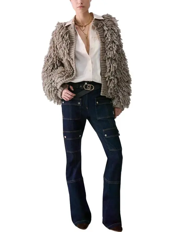 Liu Jo Flare Jeans With Pockets - Blue