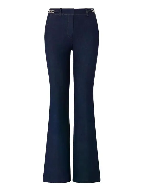 Liu Jo Bootcut Jeans With Chain Detail - Blue