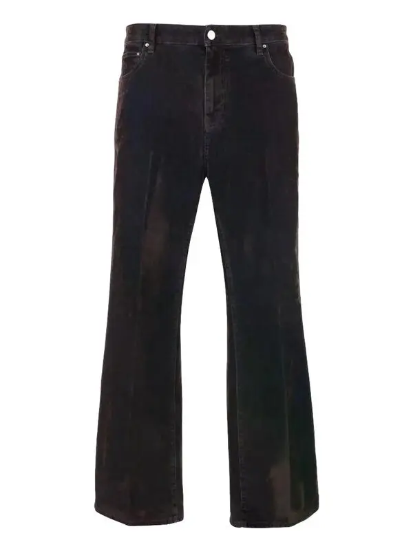 Amiri Flock Ma Fit 5 Pocket Jeans - Brown