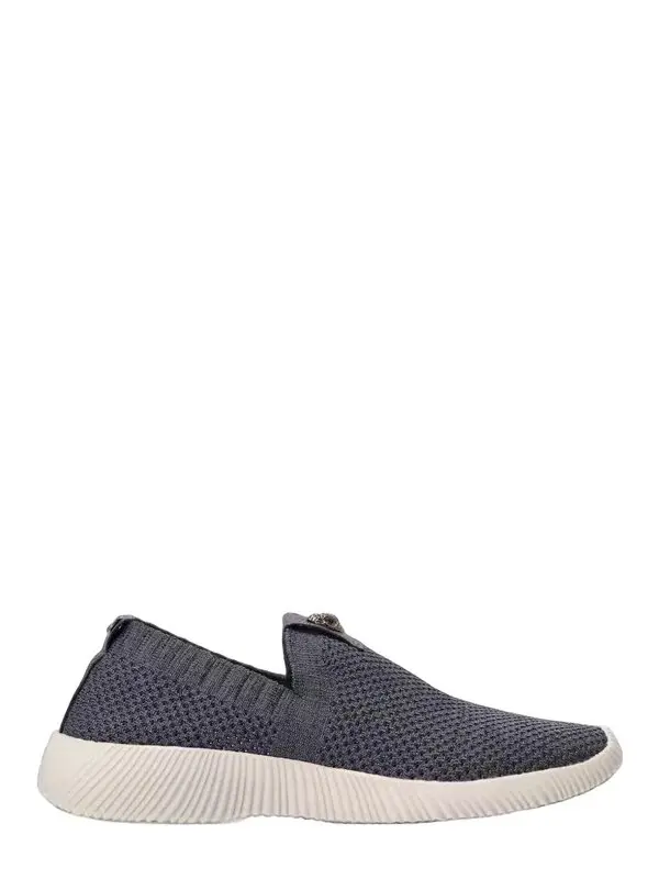 Kurt Geiger Lorna Eagle-head Knit Sneakers - Grey