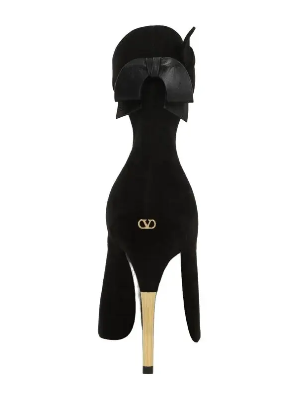 Valentino Garavani Bow-detail Open-toe Sandals - Black