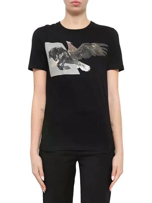 Neil Barrett Graphic Print T-shirt - Black