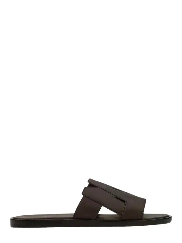 Amiri Ma Logo-cutout Slides - Brown