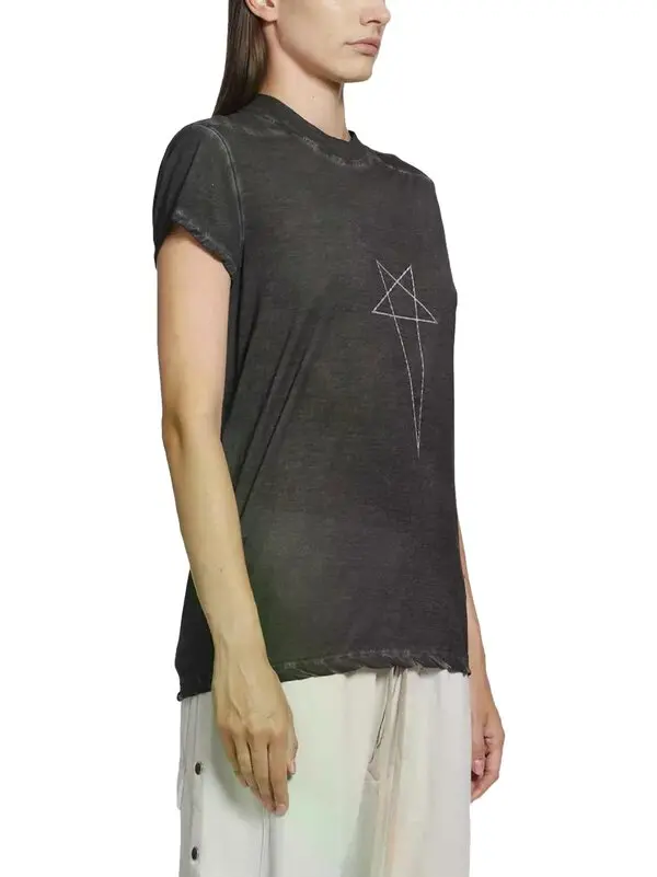 Rick Owens Small Level Pentagram-print T-shirt - Grey