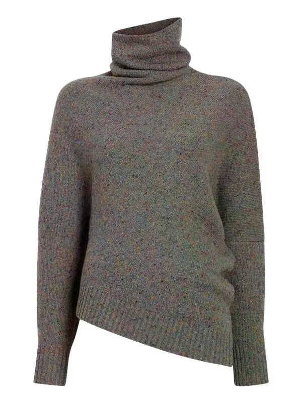 Proenza Schouler Abie Sweater In Donegal Knit - Grey