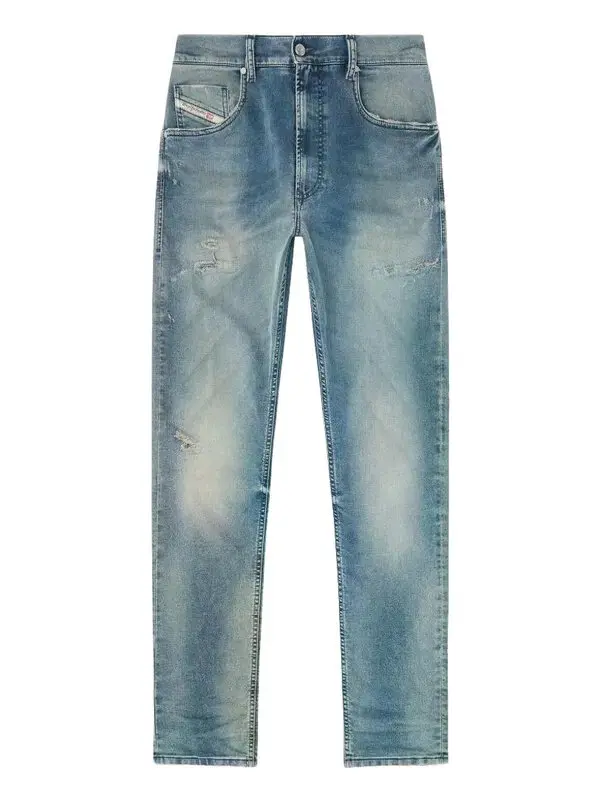 DIESEL® Regular Waist 2032 D-krooley-bw Joggjeans - Blue