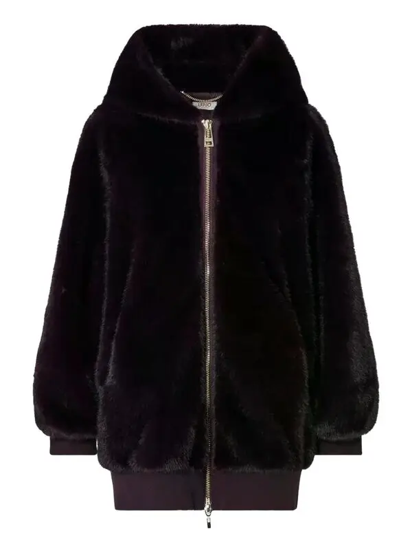 Liu Jo Oversized Teddy Jacket - Red