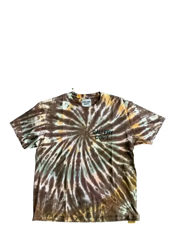 GALLERY DEPT. Tokyo Tie-dye Logo-print T-shirt - Brown