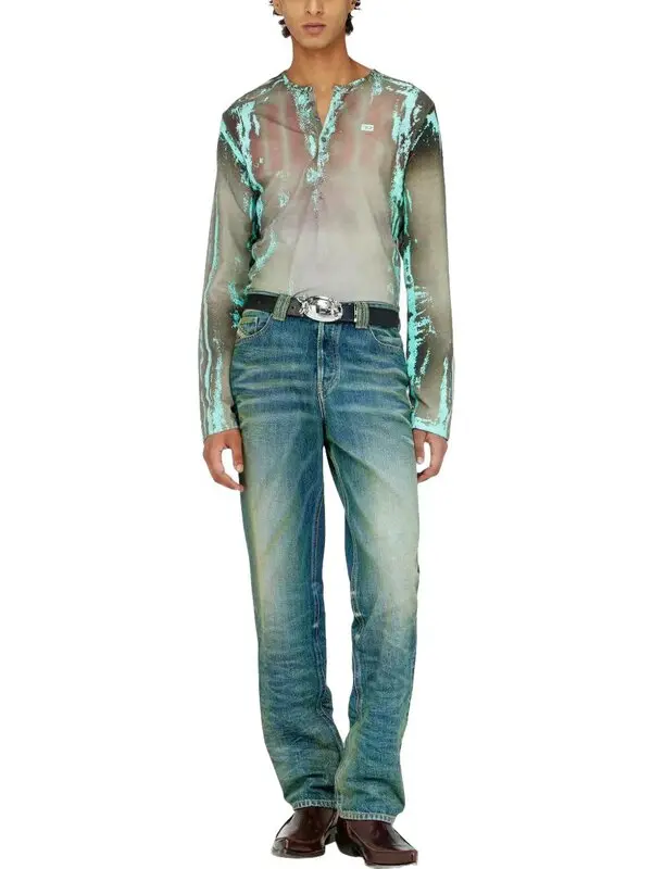 DIESEL® Regular-jeans High-waist 1991 D-voeed - Blue