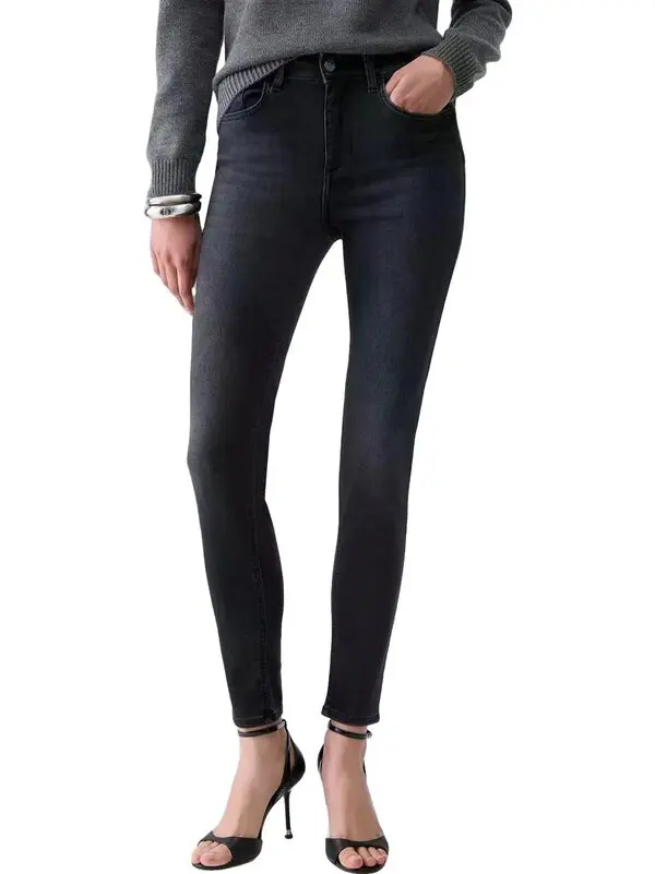 Liu Jo Skinny Jeans With Embellishments - Black