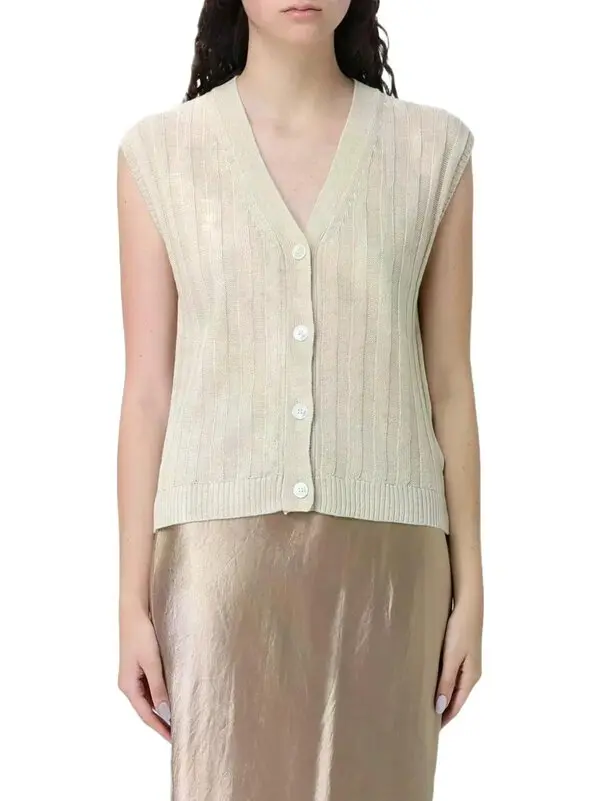 Max Mara Linen Gilet - Neutrals