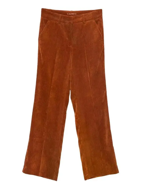 CAMBIO Amelie Corduroy Trousers - Brown