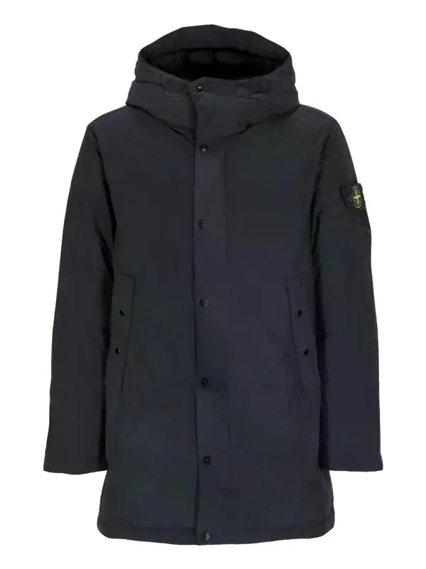 Stone Island Micro Reps Hooded Jacket - Blue