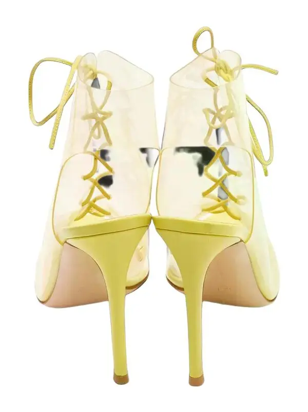 GIANVITO ROSSI Helmut Lace-up Ankle Boots - Green