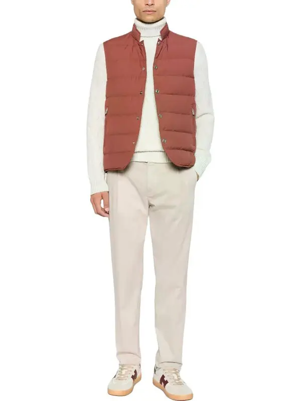 Eleventy Pleated Drawstring Waist Trousers - Neutrals