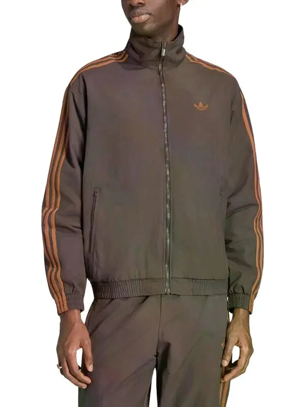 Adidas Firebird Side-stripe Track Jacket - Brown