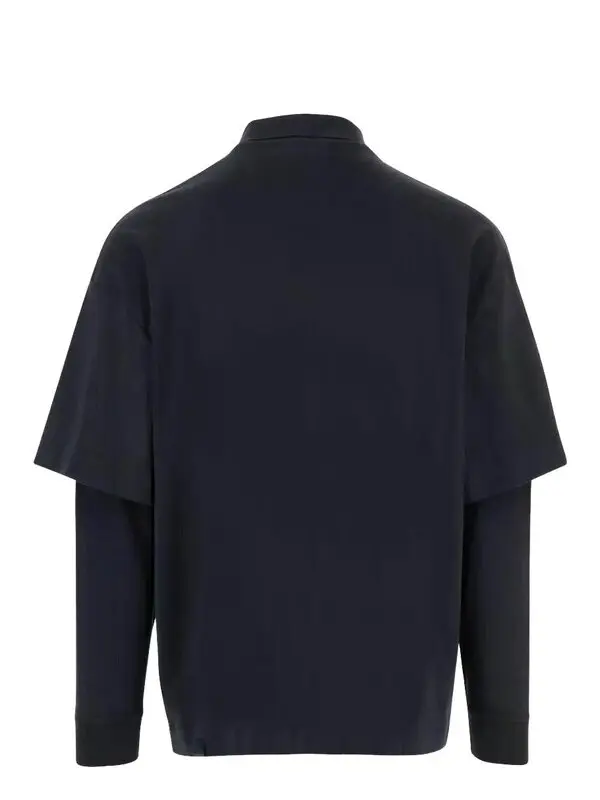 DARKPARK Zack Layered Polo Shirt - Blue