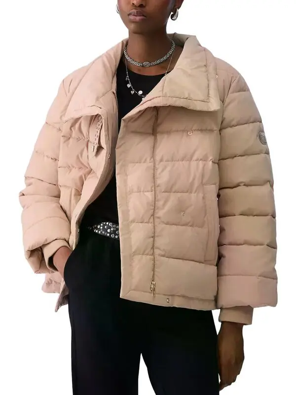 Liu Jo Jacket With Jewel Strap - Neutrals