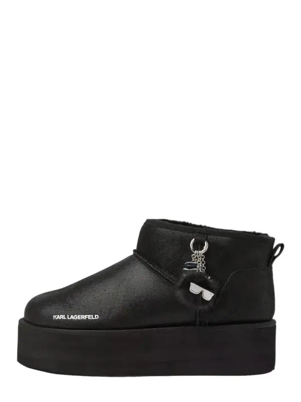 Karl Lagerfeld Thermo Charms Boots - Black
