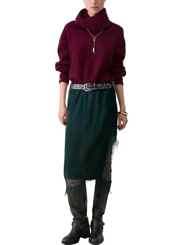 Liu Jo Ribbed-knit Turtleneck Sweater - Red