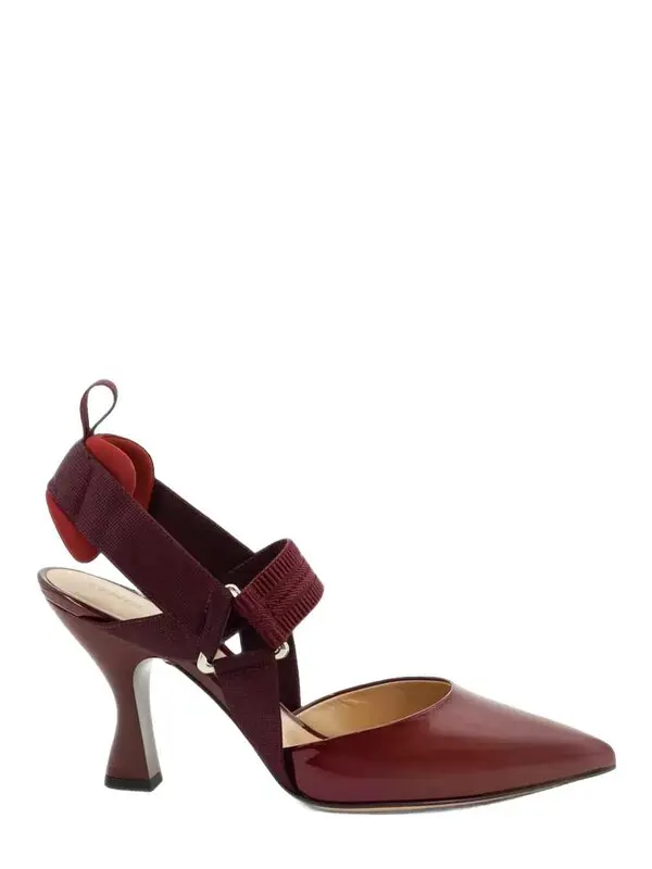 Fendi Colibrì Slingback Heeled Pumps - Red