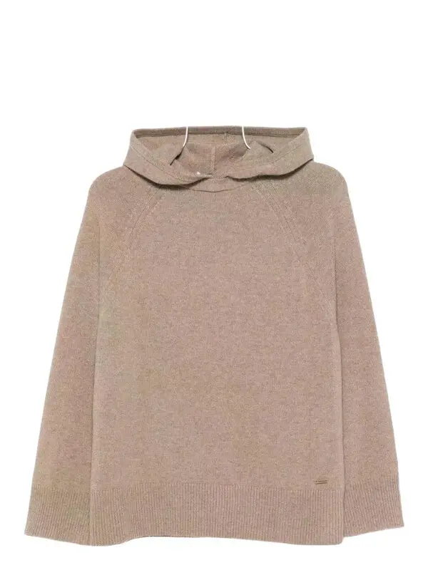 Max Mara Cashmere Raglan Sleeve Hoodie - Neutrals