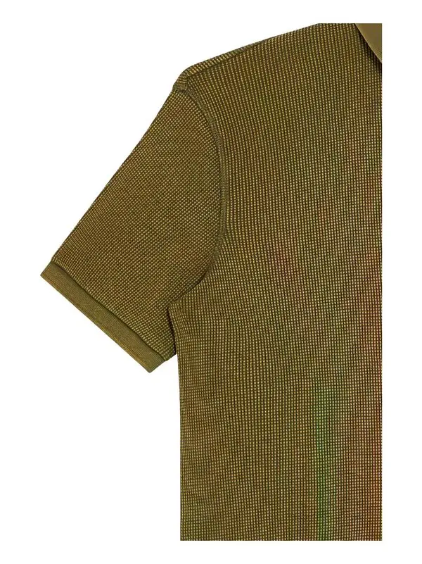 Guess Waffle-knit Polo Shirt - Green