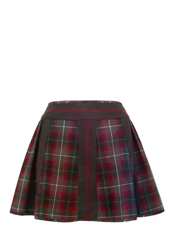 VIVIENNE WESTWOOD Bell Pleated Mini Skirt - Grey