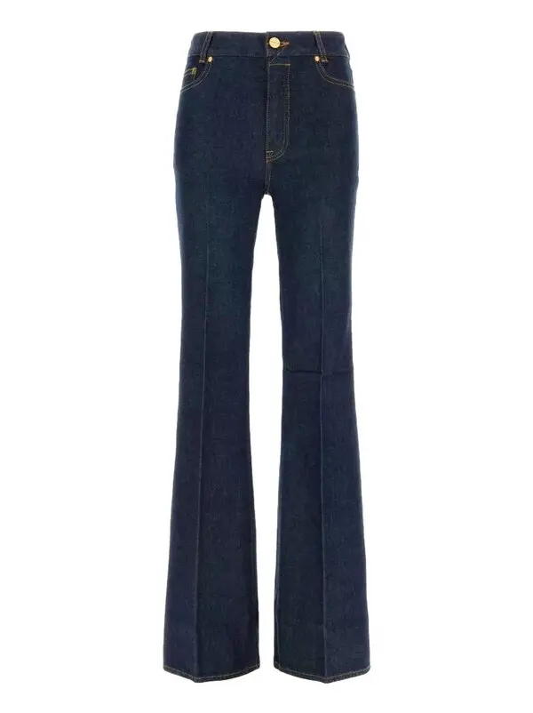 Zimmermann Logo-embroidered Flared Jeans - Blue