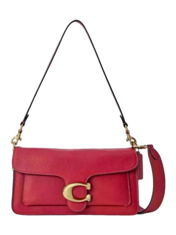 COACH Tabby Logo-clasp Shoulder Bag - Red