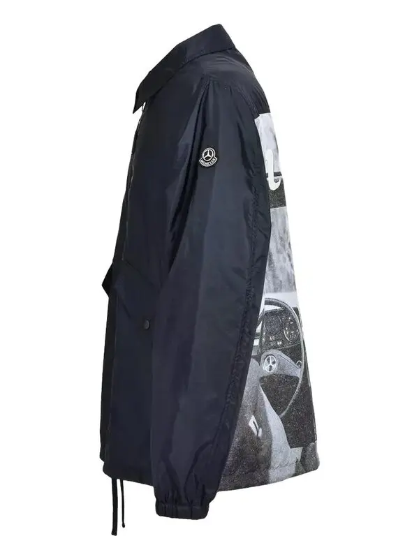 Moncler X Mercedes-benz Nigo Sopdu Graphic-print Jacket - Blue
