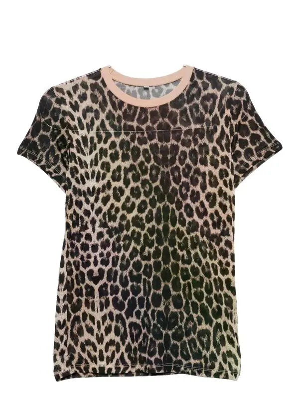 BASERANGE Leopard-print T-shirt - Neutrals