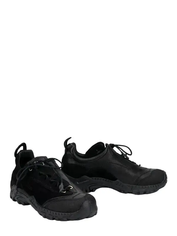 Our Legacy Gabe Panelled Leather Sneakers - Black