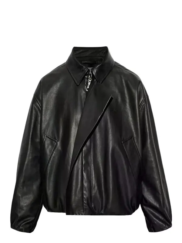 Loewe Zip-fastening Leather Jacket - Black