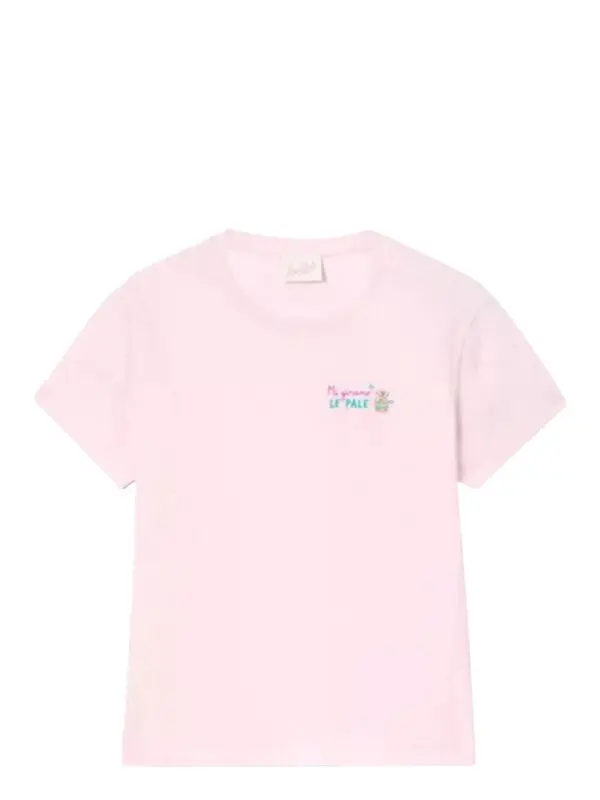 MC2 SAINT BARTH Emilie Embroidered T-shirt - Pink