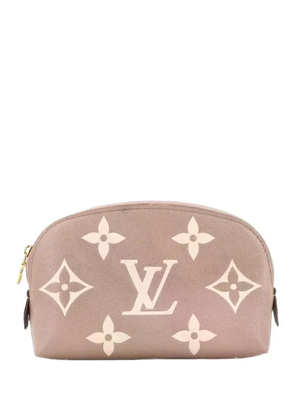 LOUIS VUITTON Monogram Empreinte Giant Pouch - Neutrals