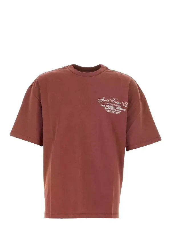 Amiri Logo-print T-shirt - Red