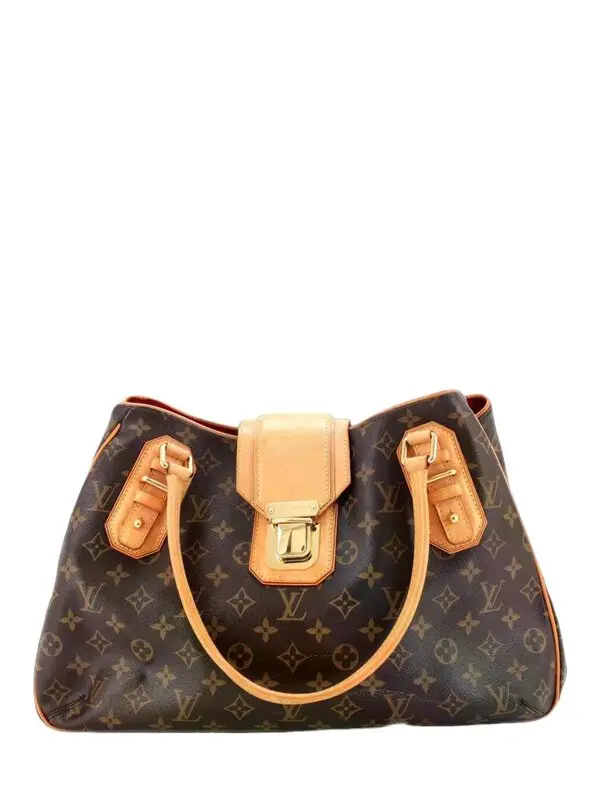 LOUIS VUITTON Monogram Canvas Hobo Bag - Brown