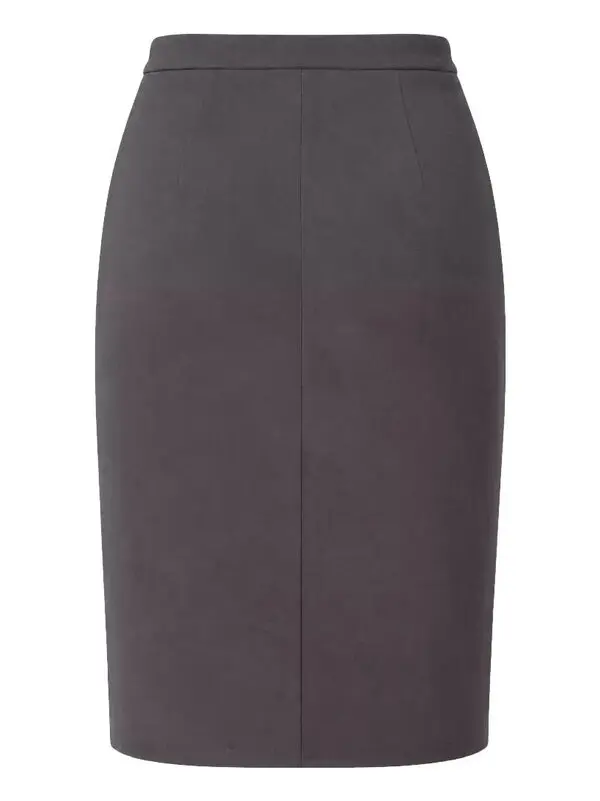 Elisabetta Franchi Front-slit Pencil Skirt - Grey