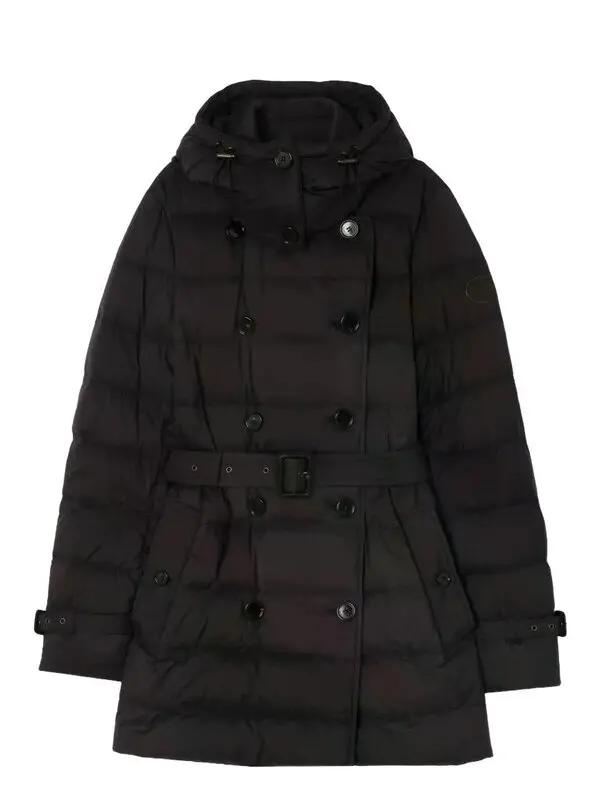 Burberry Short Nylon Audley Puffer Coat - Black