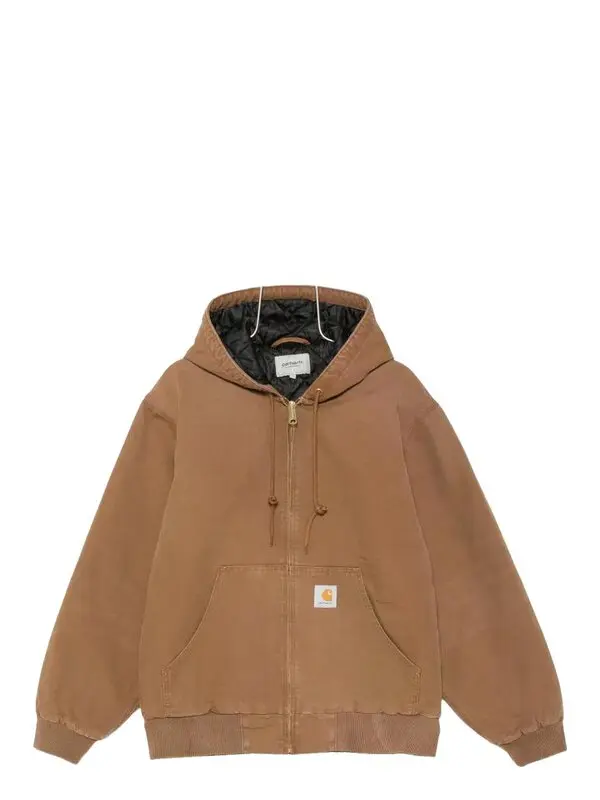 Carhartt Work In Progress Active Hooded Jacket - Brown