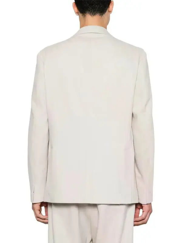 Eleventy Single-breasted Notch-lapel Jacket - Neutrals