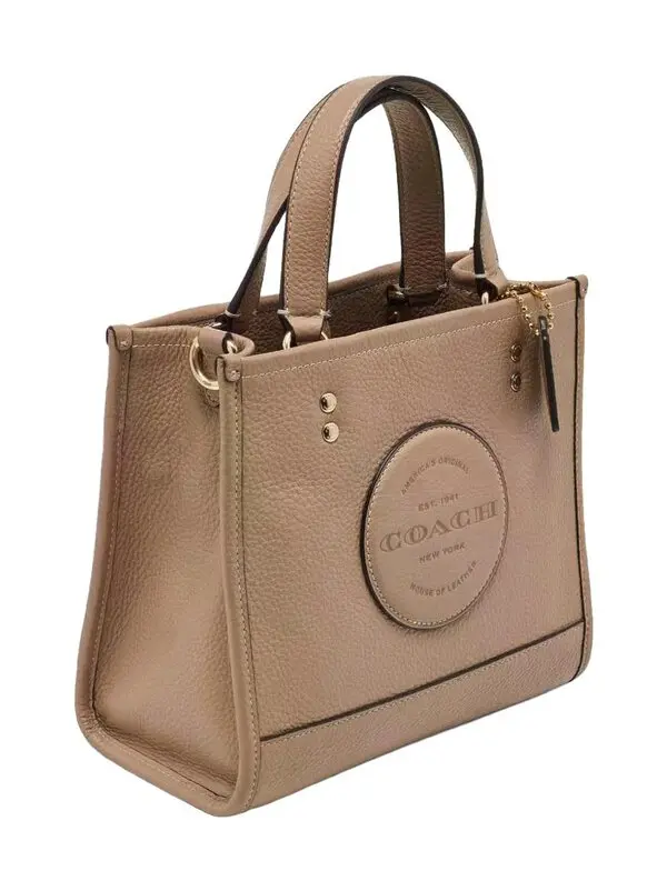 COACH Dempsey Leather Tote Bag - Neutrals