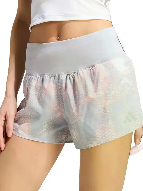 Adidas Animal Print Shorts - Grey