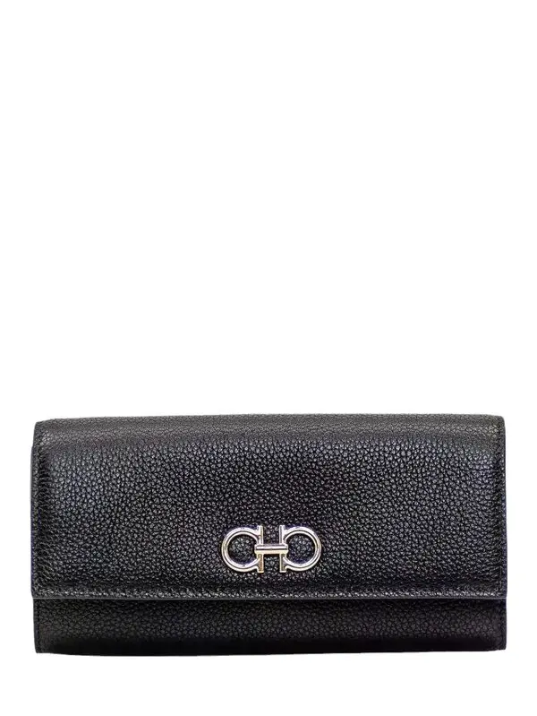 FERRAGAMO Chain Logo-detail Shoulder Bag - Black