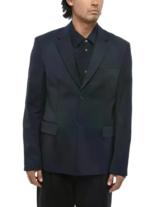 Off-White Staff Uniform Single-breasted Blazer - Blue