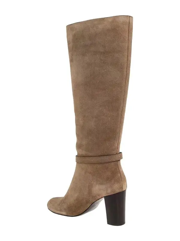 Tory Burch Romy Suede Boots - Neutrals